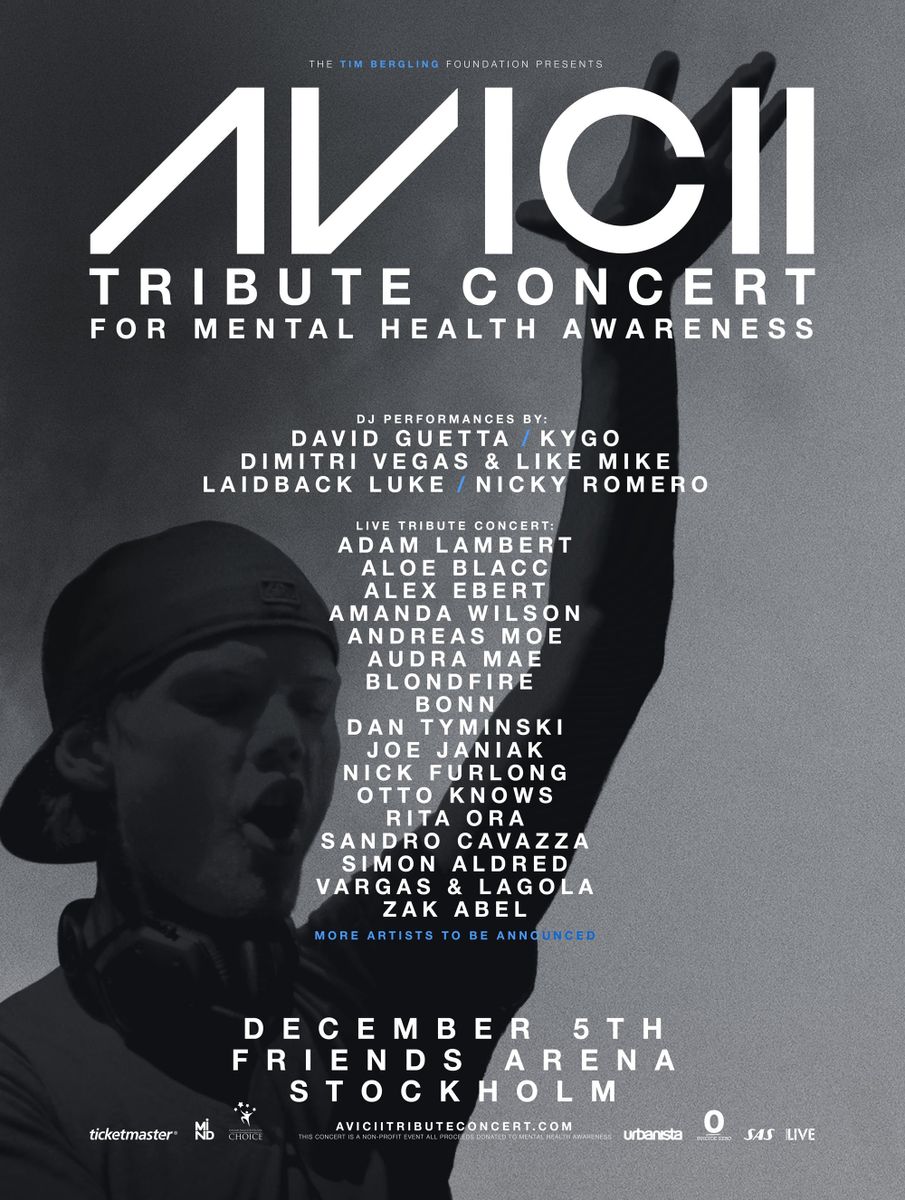 Where To Watch Avicii Tribute Concert - In Loving Memory of Tim ...